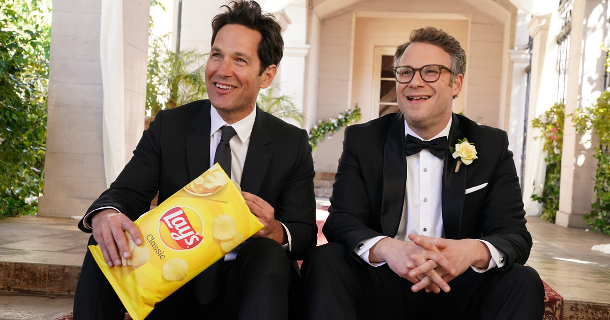 Seth Rogen and Paul Rudd Swap Memories in Lay's Super Bowl Spot