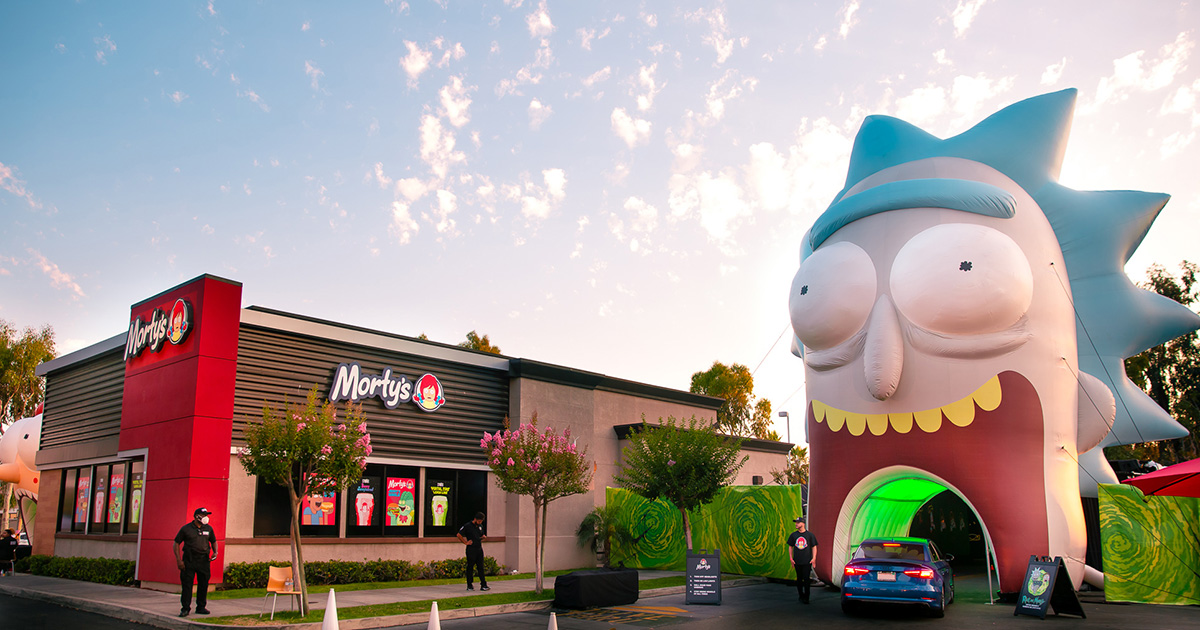 How Wendy's Rick and Morty's Pop-Up Became a Viral Hit